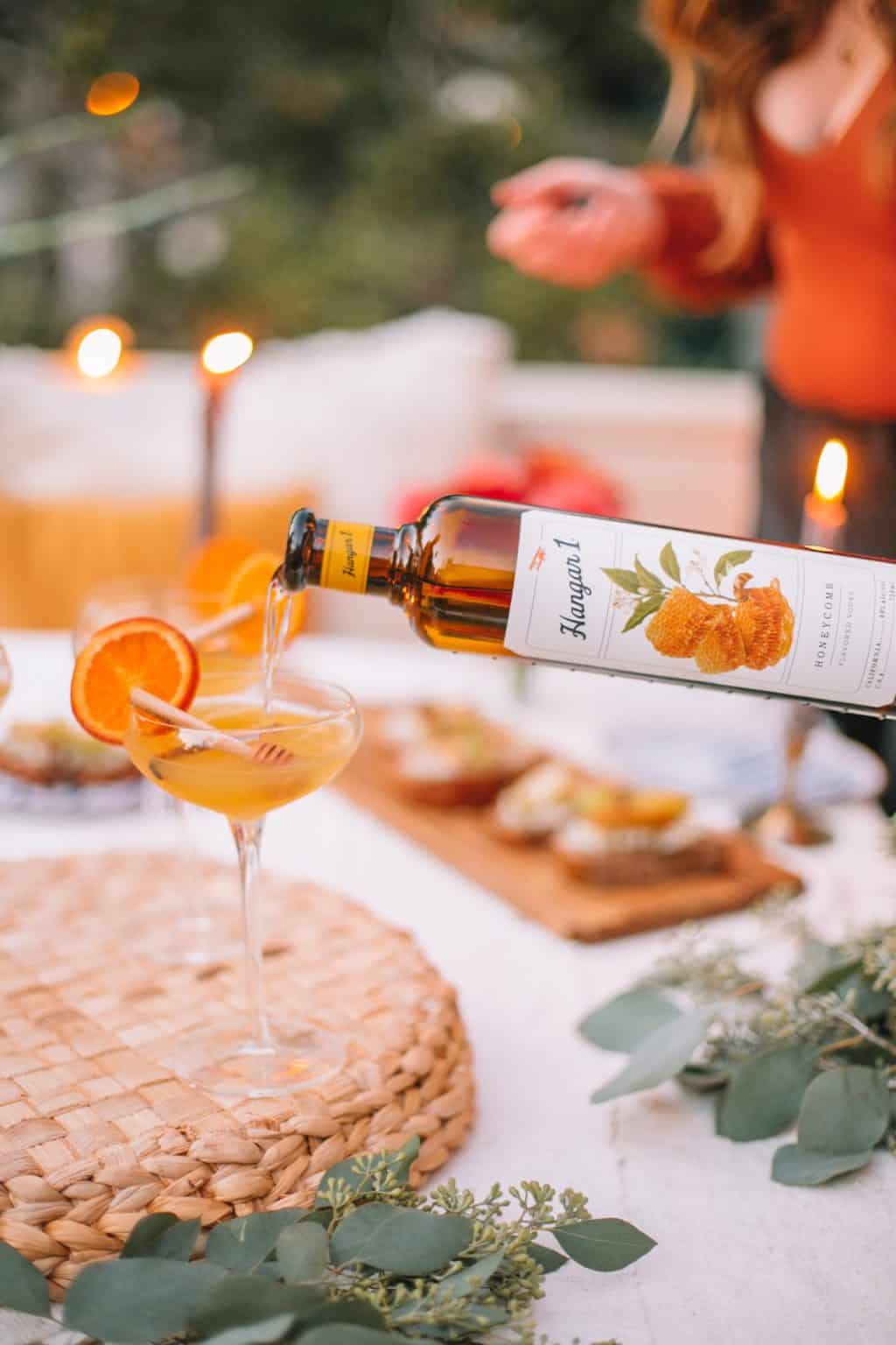 Fall Happy Hour: Spiced Honey Orange Cocktail - Everyday Elizabeth