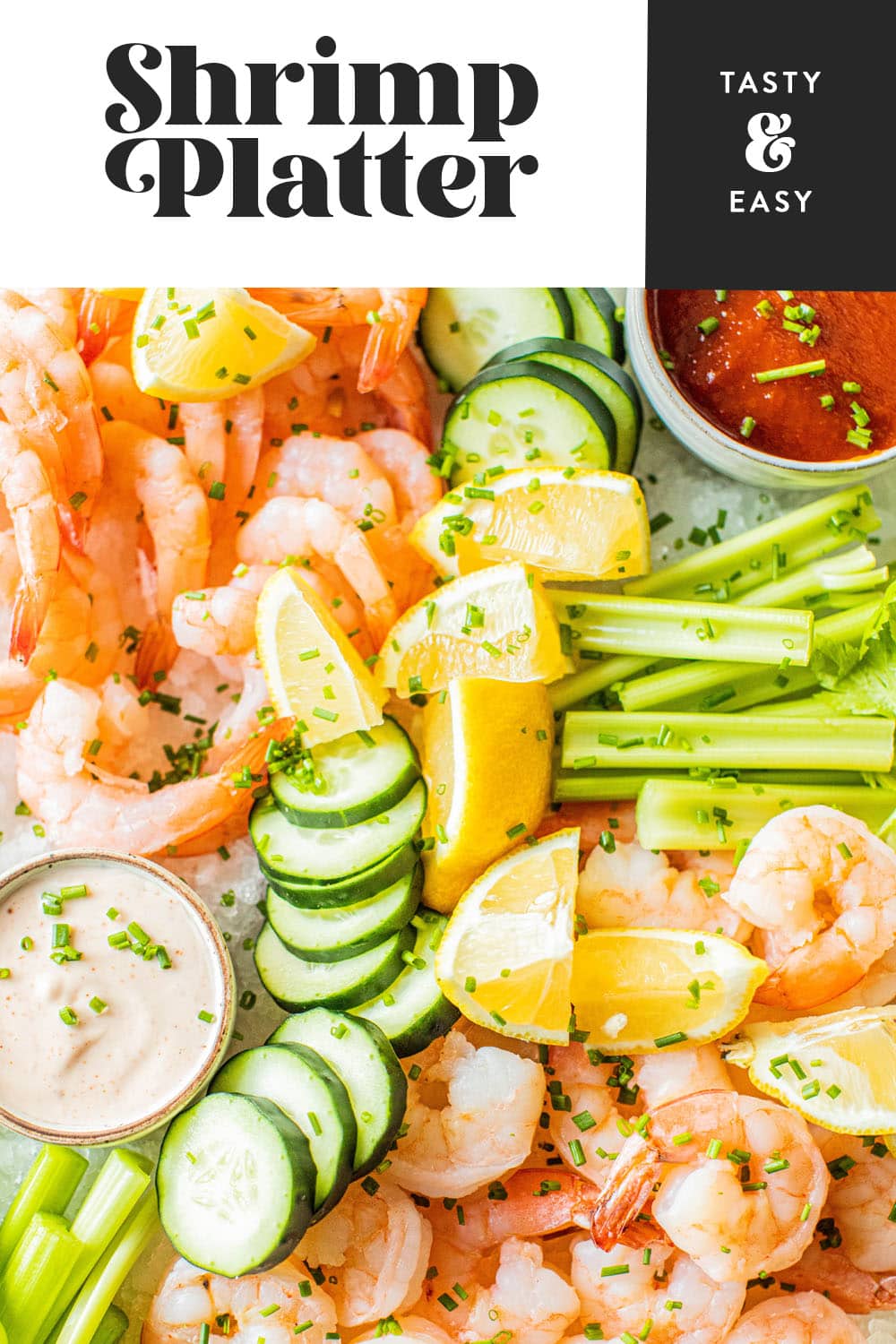 Shrimp Platter Recipe for Cocktail Parties - Everyday Elizabeth