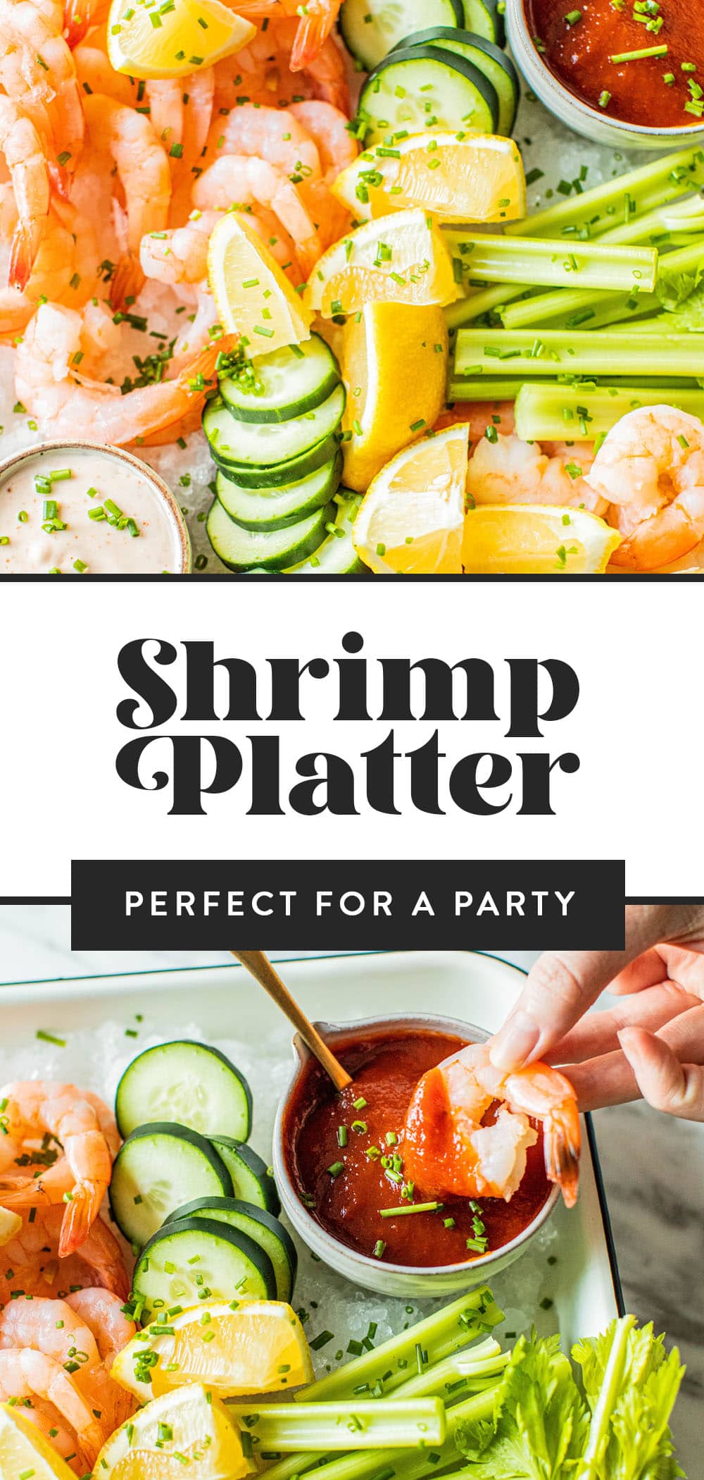 Shrimp Platter Recipe for Cocktail Parties - Everyday Elizabeth
