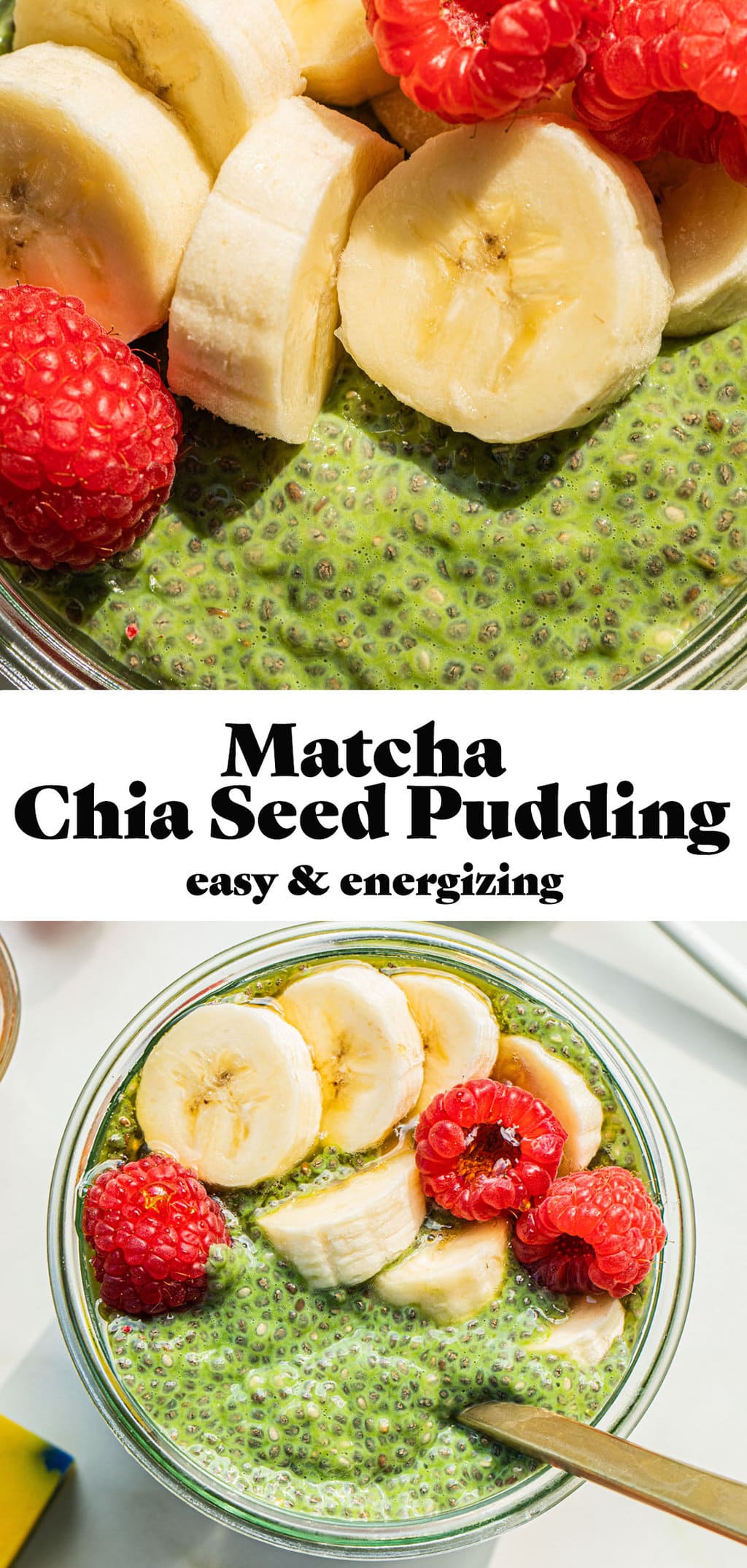 Matcha Chia Seed Pudding - Everyday Elizabeth