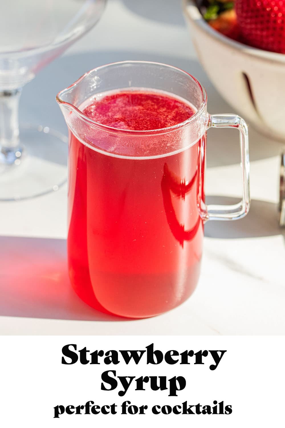 Strawberry Syrup for Cocktails - Everyday Elizabeth