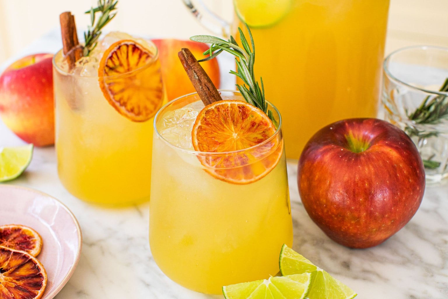 Big Batch Apple Cider Margarita - Everyday Elizabeth