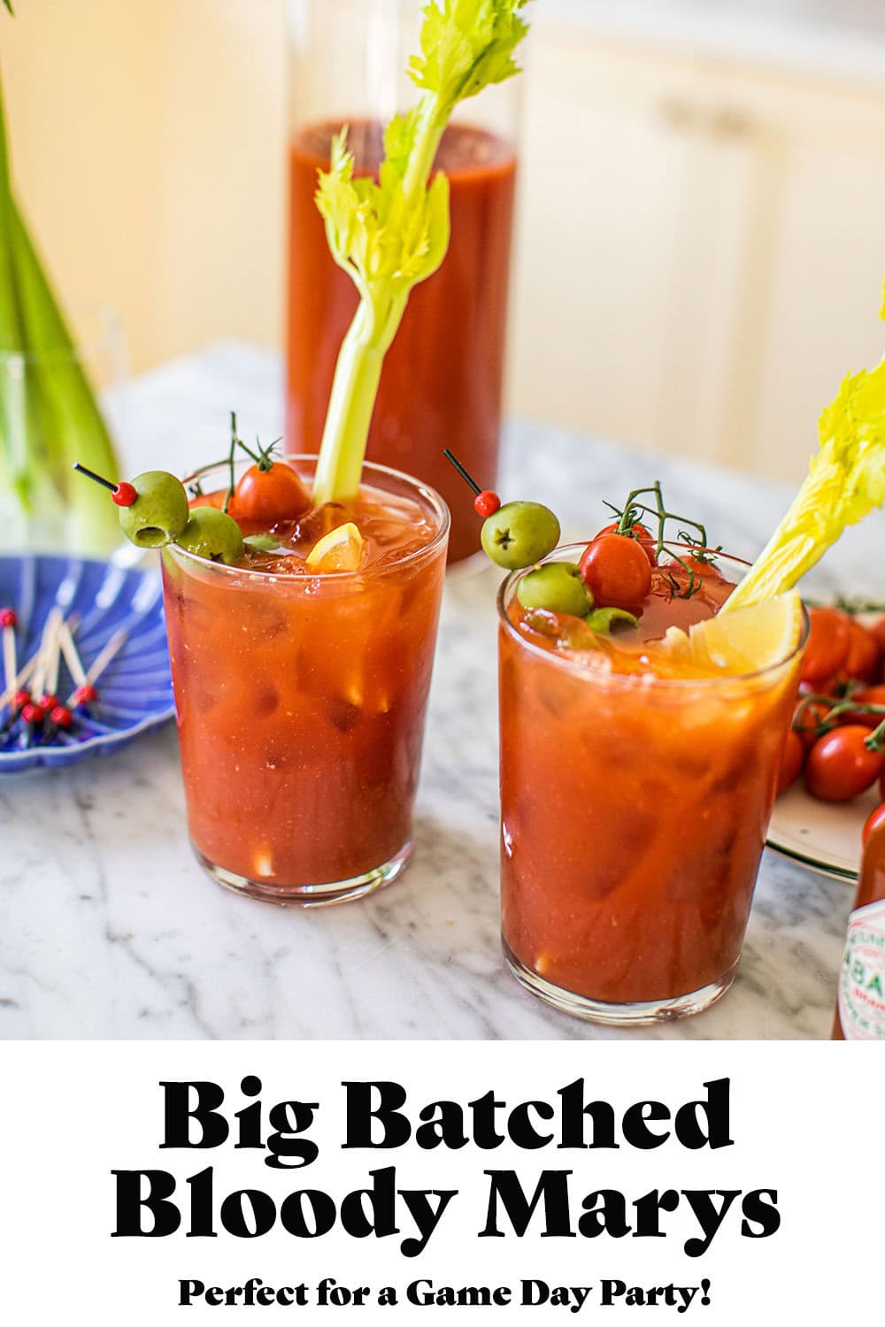 Big Batch Bloody Mary Recipe - Everyday Elizabeth
