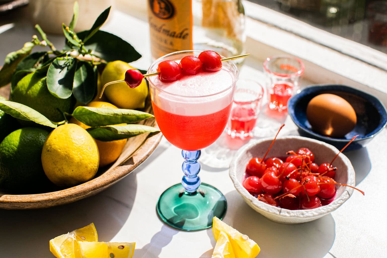 Cherry Vodka Sour - Everyday Elizabeth