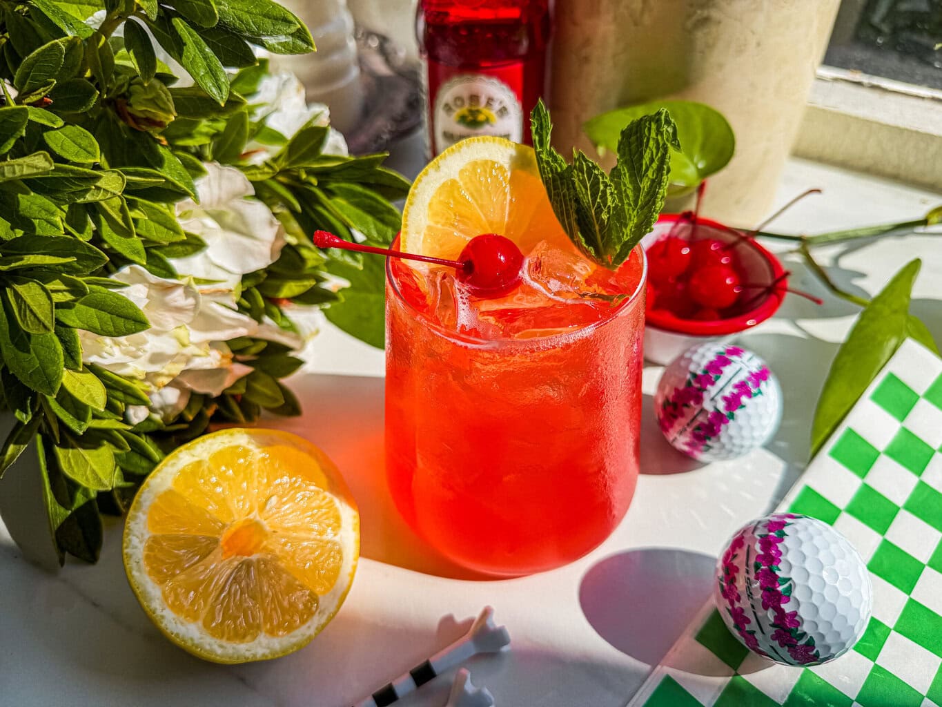 Azalea Cocktail (Masters Drink) Pink Spring Vodka Lemonade - Everyday ...